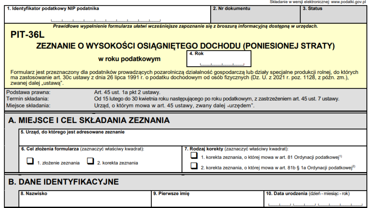 Podatek liniowy 2022 - rozliczenie w PIT 2023 - PIT.pl Podatek liniowy 2022 - rozliczenie w PIT 2023 - PIT.pl